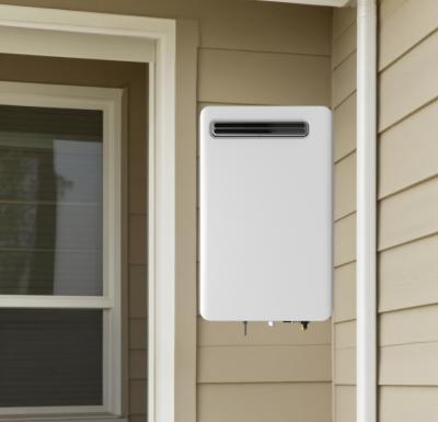 China High Efficiency 16L/Min Outdoor Gas Water Heater Tankless With Ruggedized Housing for sale