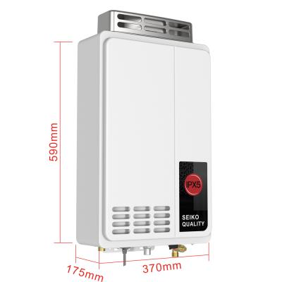 China High Efficiency LPG/NG Outdoor Gas Water Heater 16L/Min Tankless Design for sale