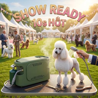 China Mobile Pet Grooming Gas Water Heater Portable Propane Tankless Shower Built-in Pump 180min Runtime for Animal Bathing Van Life for sale