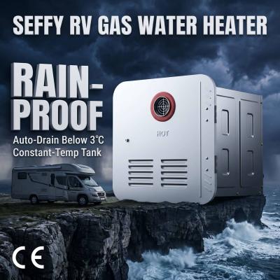 China 65,000 BTU Stainless Steel RV Tankless Propane Water Heater 12V DC Digital Display On-Demand Instant Hot Outdoor Motorhome Caravan for sale