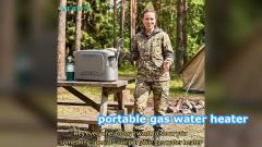 Emergency Portable Gas Water Heater for Rescue & Off-Grid Relief