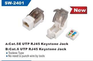 China cat5. Jaque da peça fundamental de E UTP rj45 à venda