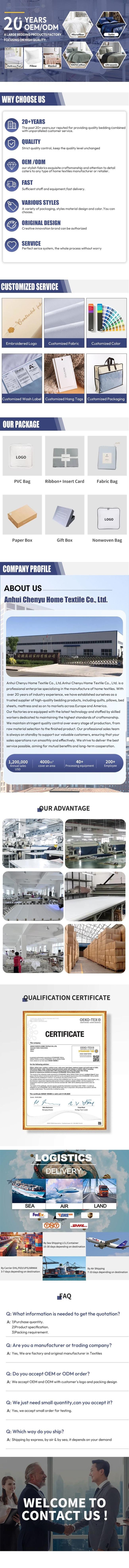 China Anhui Chenyu Home Textile Co., Ltd. company profile 0