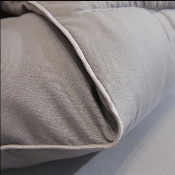 Packaged comforter in PVC bag with insert