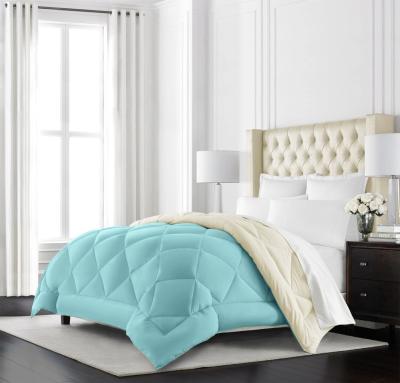 China Blau-Weiß Mikrofaser-Bettdecke in Queen-Size, 100 % Mikrofaser-Bettbezug-Set zu verkaufen