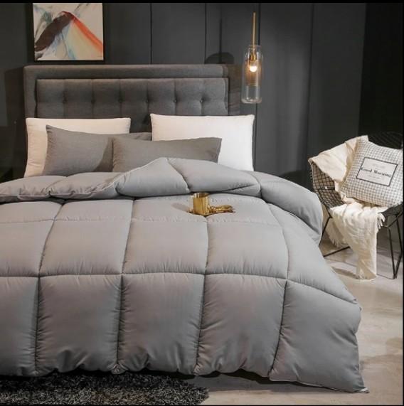 Quality All Season White Microfiber Polyester Comforter Hollow Fiber Quilt Cover Sets for sale