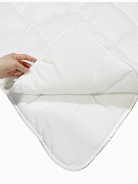 Quality Microfiber Luxury White Comforter Sets Four Season Bedding Set With Zipper Or for sale