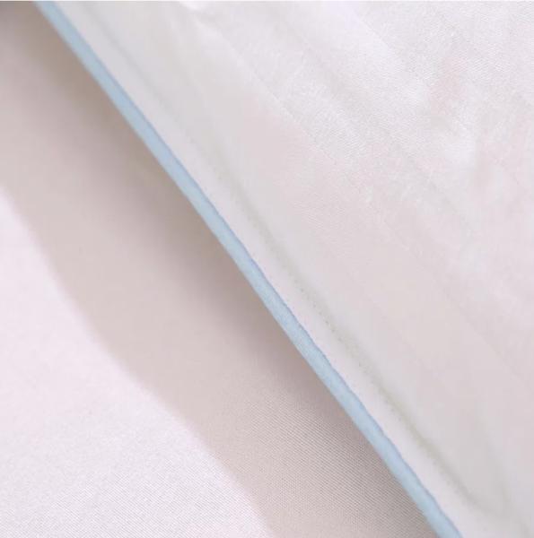 Quality 100% Cotton 233t Hotel Quilted Down Comforter Satin Stripe for sale