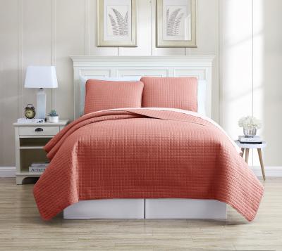 Cina Set di coperte da letto in microfibra ad ultrasuoni lavabili in poliestere in vendita