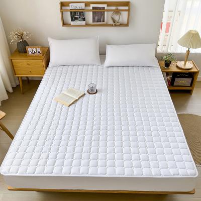China Machine Washable Bedding Mattress Protector Waterproof White Mattress Protector Topper for sale