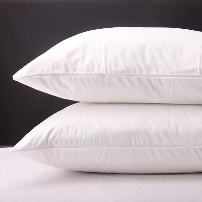 China Breathable White Rectangle Stuffed Microfiber Sleeping Pillow Machine Washable for sale