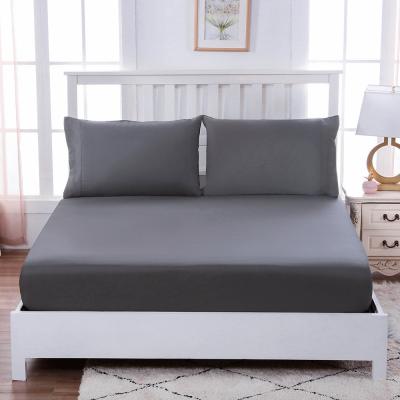 Cina Set di lenzuola di cotone ipoallergenico per tutte le stagioni biancheria da letto sostenibile morbida lusso Satin Feel in vendita