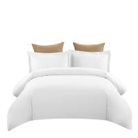 China Solid Color 100% Microfiber Duvet And Pillow Cover Set Suitable Plain Pattern for sale