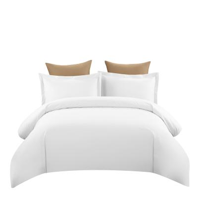 Cina Colore massiccio 100% Microfibra Coperchio e cuscino Set adatto Modello semplice in vendita