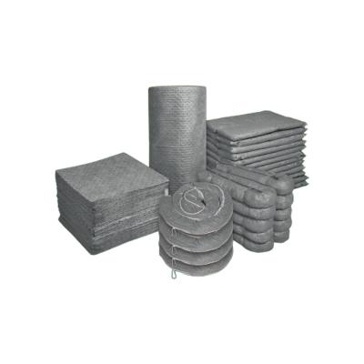 China Gray General Purpose Sorbent Pad And Pillow For Universal Spills Maintenance for sale