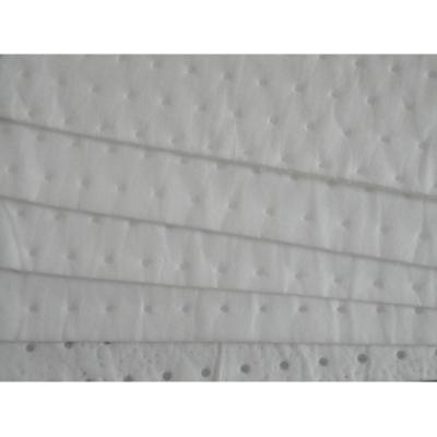 China OEM Custom Logo Oil Absorbent Pads Private Label Oil Only Sorbent Mats for sale