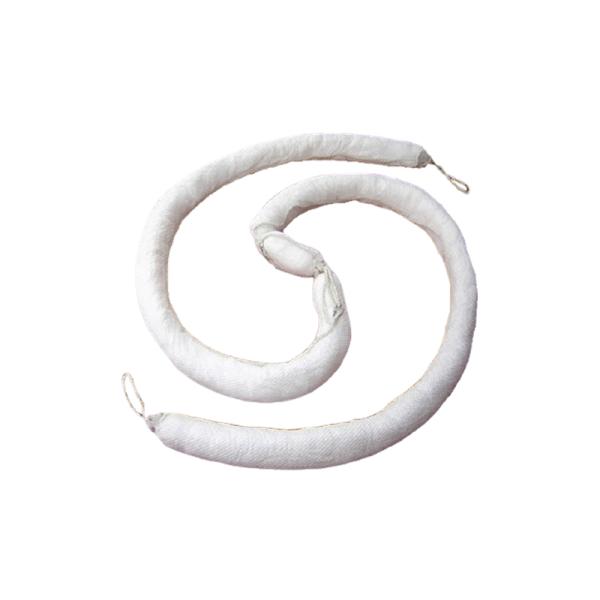 Quality Polypropylene Oil Only Absorbents Sorbent Boom White 5'' Dia X 10' Long for sale