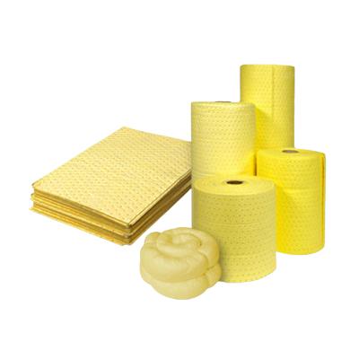 China 3mm HazMat Absorbent Pads For Corrosive Hazardous Chemical Spills 15 X 18 Inches for sale
