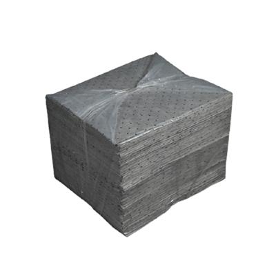 China 2mm Thickness Universal Absorbents Pads For Non Corrosive Spills Grey Spill Pad for sale