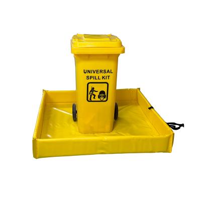 Cina Sistemi di vasche di contenimento per fuoriuscite personalizzate in PVC, portatili e compatte, mini vasche di contenimento in vendita