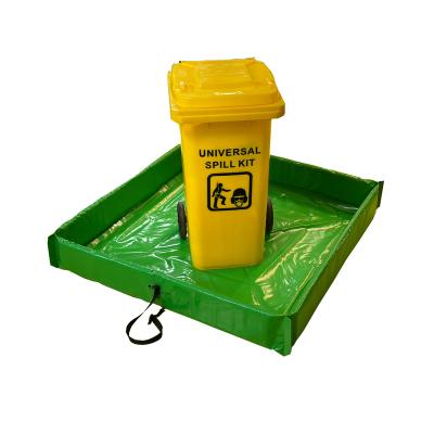 China Chemical Resistance Collapsible Spill Berms For Petroleum And Chemical Storage for sale
