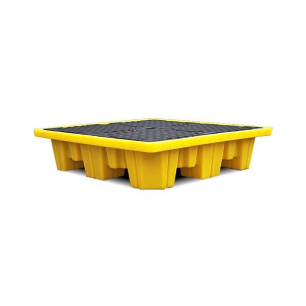 Quality 2 Drum Secondary Containment Poly Spill Containment Pallet 150 Litre For for sale