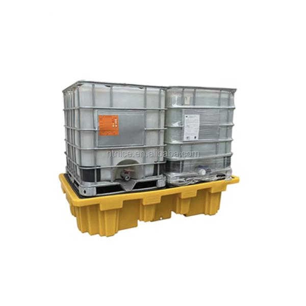 Quality 1100 Litre Industrial IBC Poly Drum Spill Containment Pallet For Hazardous for sale