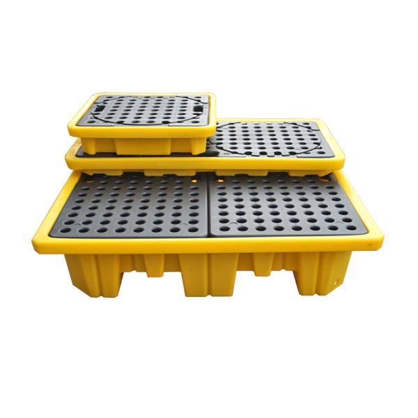 Quality 1100 Litre Industrial IBC Poly Drum Spill Containment Pallet For Hazardous for sale