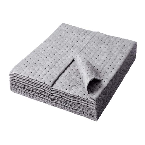 Quality 2mm Thickness Universal Absorbents Pads For Non Corrosive Spills Grey Spill Pad for sale