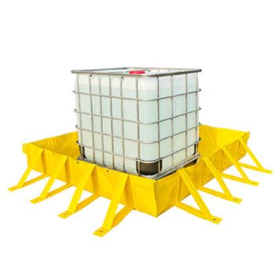 China Collapsible Oil Spill Containment Berm Waterproof Chemical Fuel Tanker Spills Collection Berms for sale
