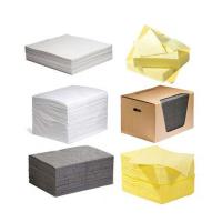 Quality Oil Absorbent Pads 400x500mm Polypropylene 4mm Thick for sale