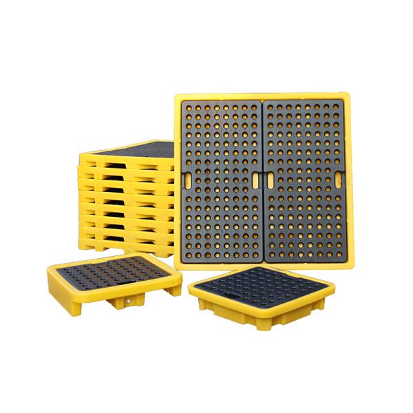 Quality CE 4 Drums Spill Containment Pallet HDPE Secondary Containment Polyethylene for sale