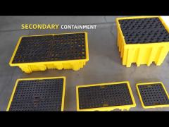Leak-Proof HDPE Spill Pallets for Industrial Drum Storage & Spill Control
HDPE