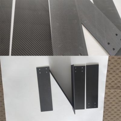 Cina Saia finita ruvida del pannello 3K della fibra del carbonio di 3mm per i pezzi meccanici in vendita