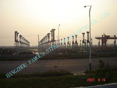 China Steel Framed Industrial Steel Buildings Galvanized ASTM A36 Purlins / Girts for sale