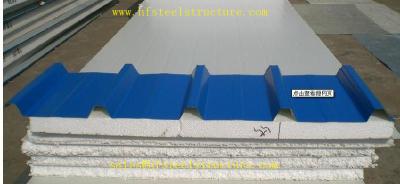 China Glass Wool Rock Wool EPS Sandwich Panel For Prefabricated House for sale