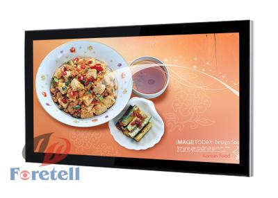 Cina Multi lingua di Digital del contrassegno del menu di sostegno fissato al muro senza fili dei bordi in vendita