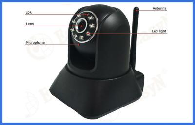 Cina Multi functional H.264 Wireless Ip Cameras with Audio , IR distance 10m in vendita