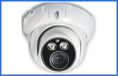 Cina Sony CCD 700TVL Metal Dome Analog CCTV Camera View angle 69.9 ° in vendita