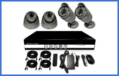 中国 Family School HD MP IP Cameras POE Kits Waterproof IR Day And Night 販売のため
