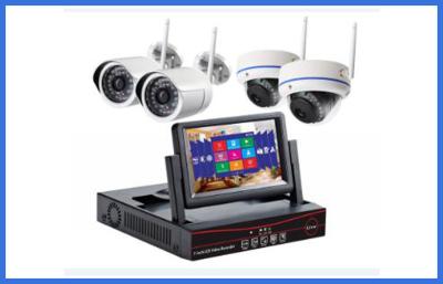 中国 Custom Wireless CCTV Camera Kits 4 Channel MP Indoor / Outdoor Cameras 販売のため