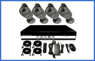 China 4Channel POE IP-Kamera-Ausrüstungs-intelligentes Telefon Megapixel wasserdichtes IP NVR zu verkaufen