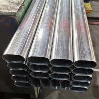 China Oval Metal Pipe Q235/Q195 Galvanized Steel Tube with ≤3% Roundness Rate for Construction Structures for sale