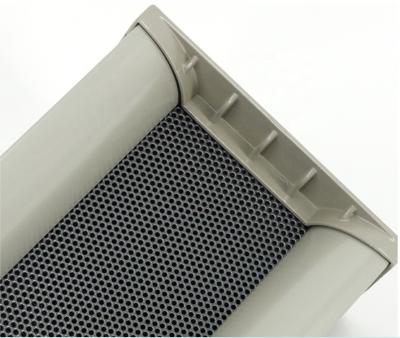 China Two Way 100V Line Column Speakers 40W Aluminum PA Loudspeaker for sale