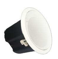 Quality 40W Commercial Audio Ceiling Speaker 6 Inch Coaxial Speaker Unit Iron Material for sale
