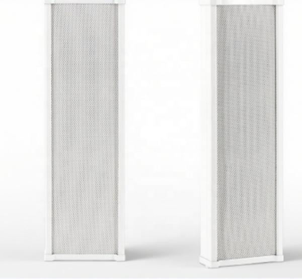 Quality IP44 Waterproof Outdoor Hifi 50w 100V Column Speaker Aluminum PA System for sale