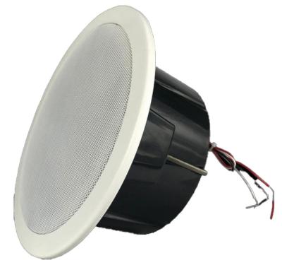 China 6 Inch Full Range Speaker 6W Ceiling Speaker Flush Mount ABS Material Hifi Good Sound for sale