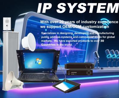 Cina Amplificatore da tavolo MP3 Bluetooth IP da 80W, 80HZ-16KHZ in vendita