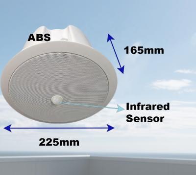 China OEM ODM Coaxial Ceiling Speaker Active Speaker 20W With Infrared Sensor for sale