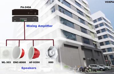 China 5" Fire Alarm Ceiling Speaker 100V 6w/3w/1.5w/0.75w Red Dome Ceiling Mounted Fire Alarm Speaker for sale